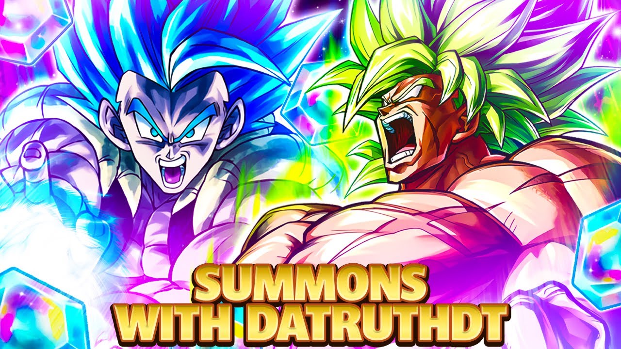 (Dragon Ball Legends) GETTING BROLY ANIMATIONS WITH TRUTH! SUMMONS FOR ...