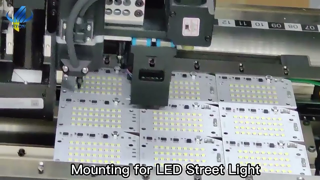 Full automatic SMT line SMT pick and place machine - YouTube
