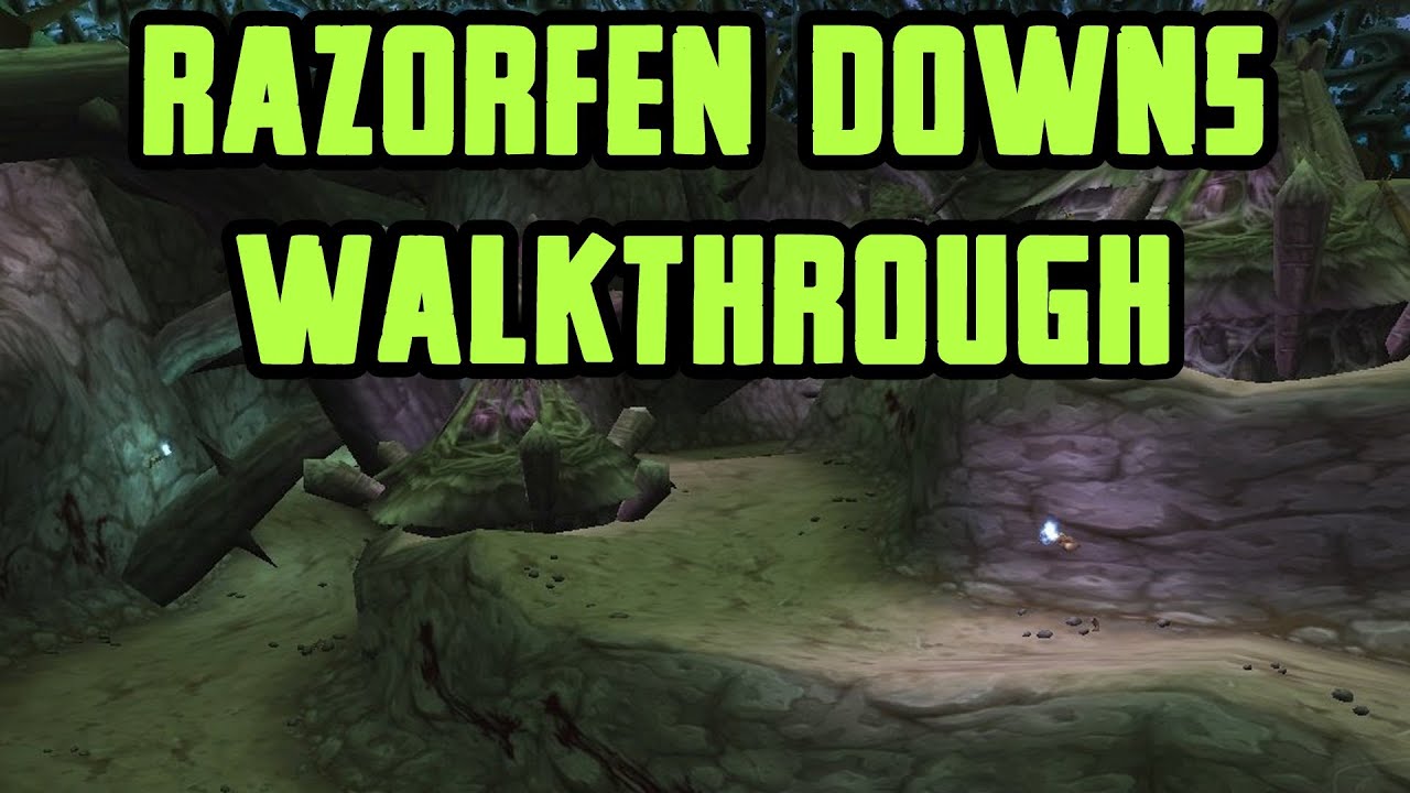 Razorfen Downs Walkthrough/Commentary - YouTube