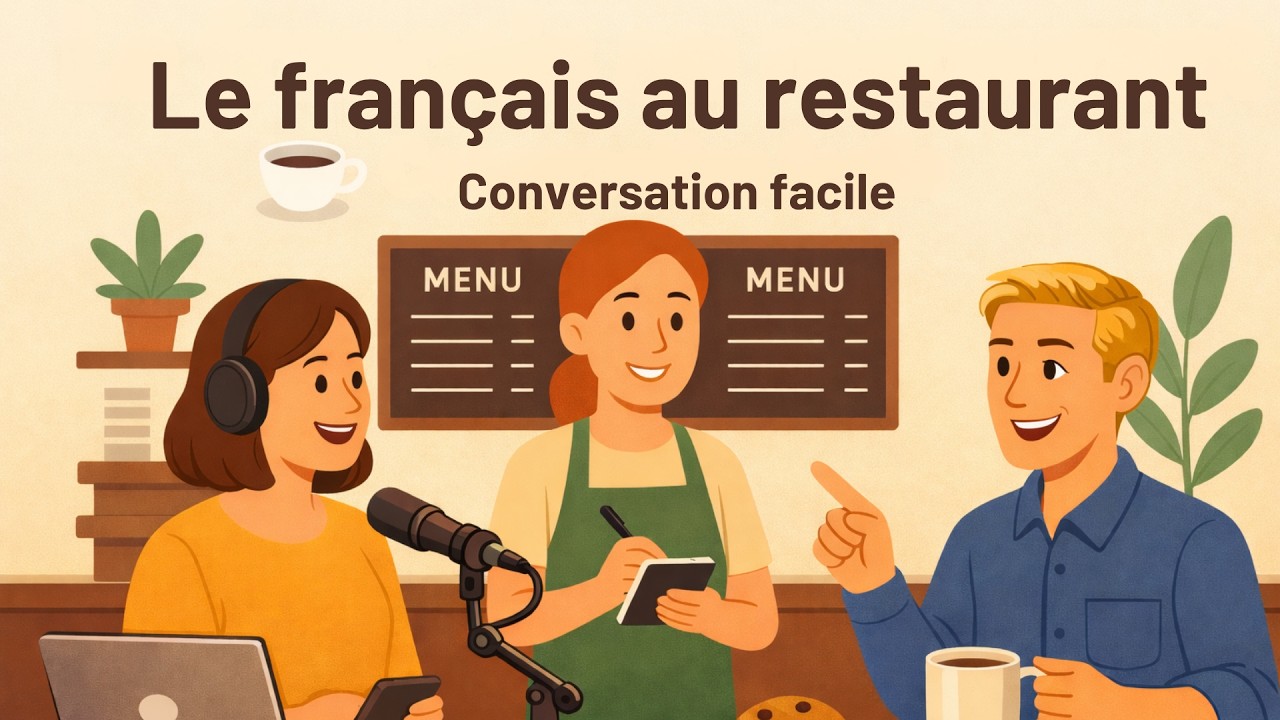 French at the restaurant - Easy French conversation - Français au ...