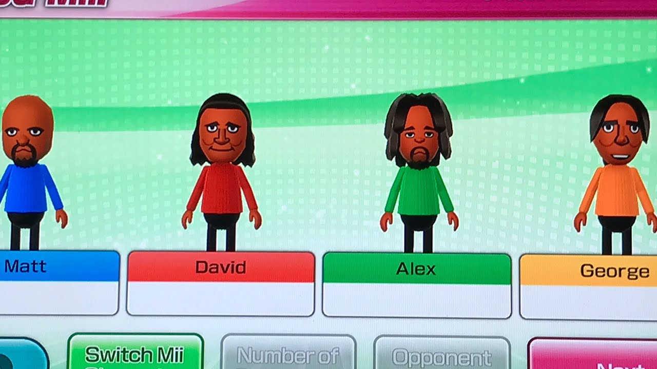 Wii Party U Feed Mii | Matt,David,Alex,George - YouTube