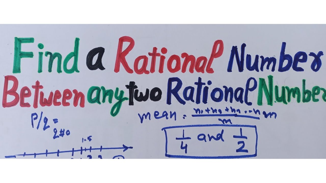 🔴Mathmatics Class 8th Rational Numbers🔴Mathmatics Class 7th Rational numbers🔴Represent Number ...