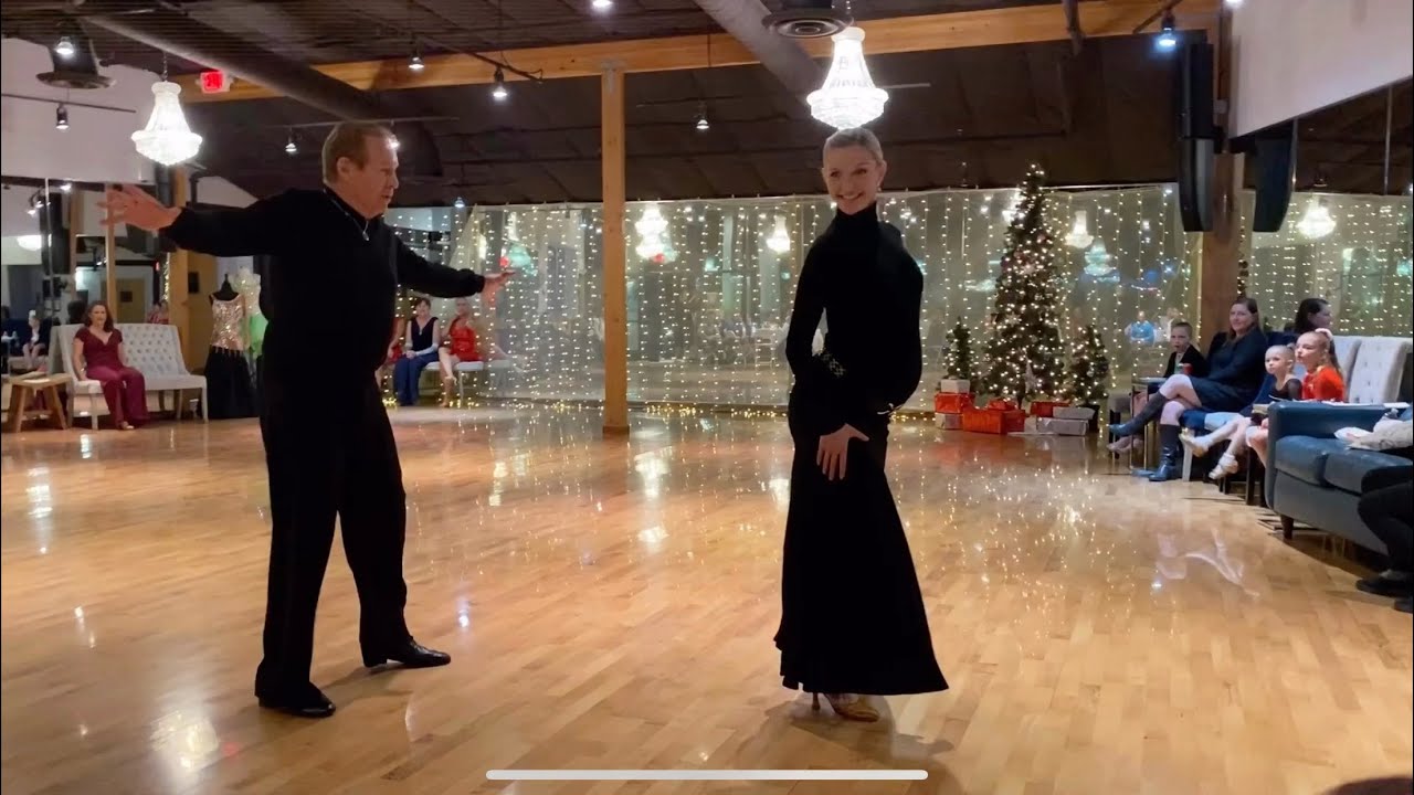 Quickstep Show Dance at Mystic Rhythms Ballroom Studio - YouTube
