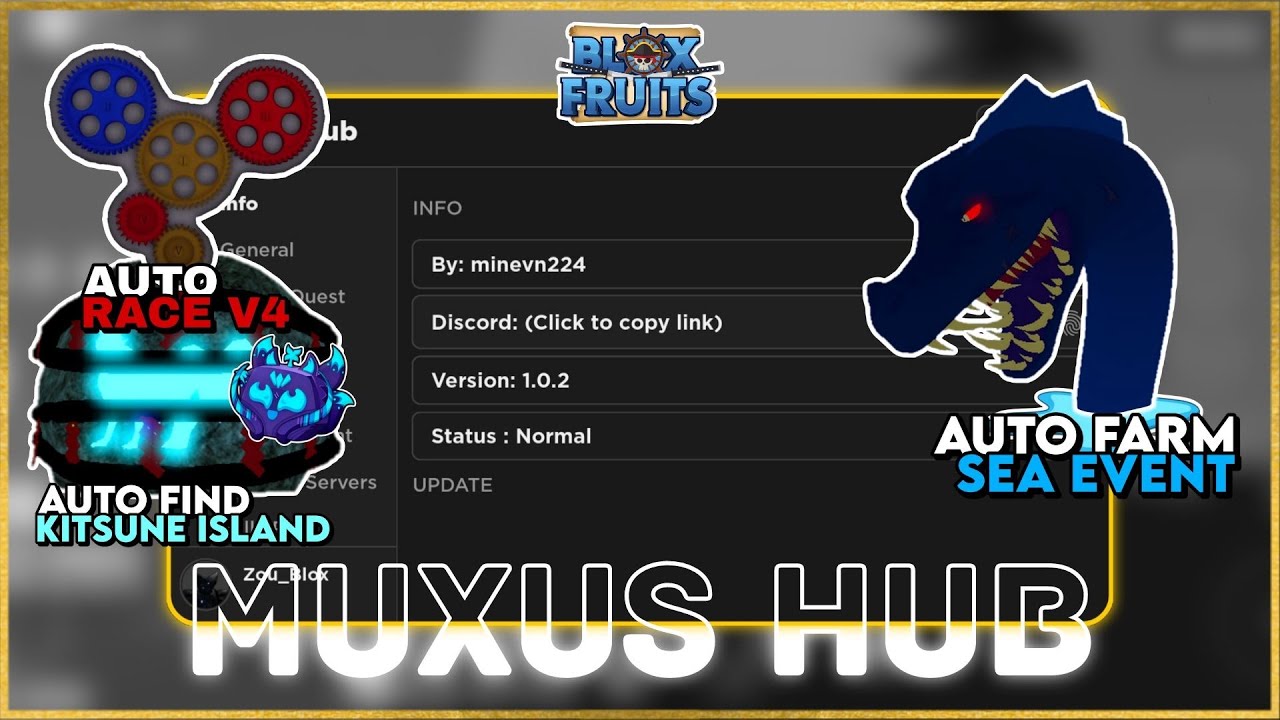 Blox Fruits Script by MUXUS HUB | Nice Script with lots of Feature ...