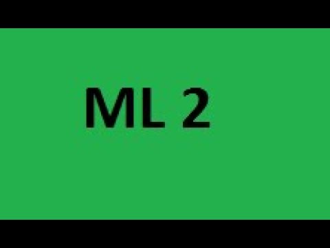 Machine Learning 2 - YouTube