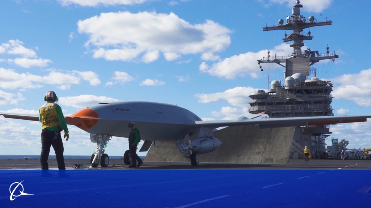 MQ-25 Completes First U.S. Navy Carrier Tests - YouTube
