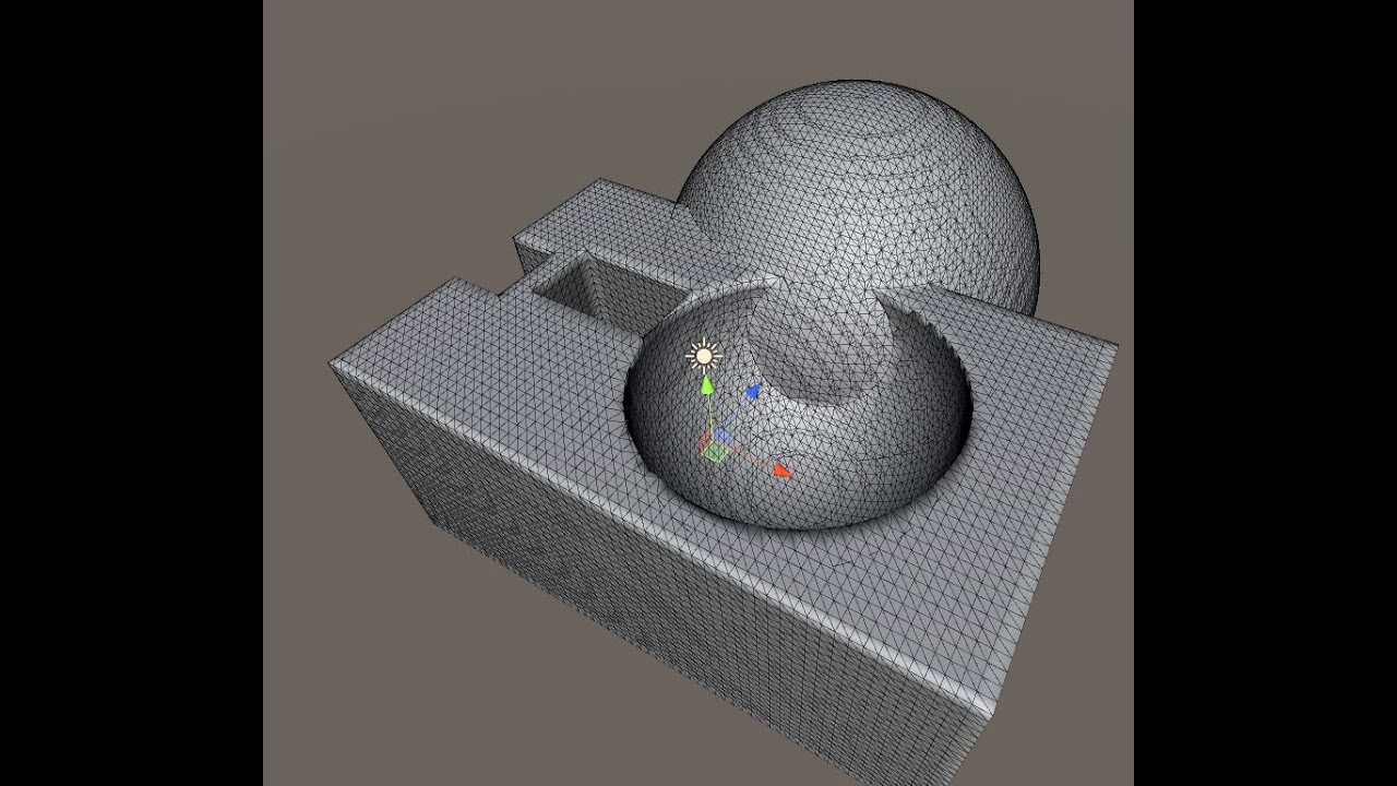 Dual Contouring with Particle Solver - YouTube