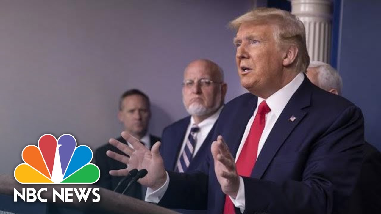 Trump and Coronavirus Task Force Brief From White House | NBC News ...