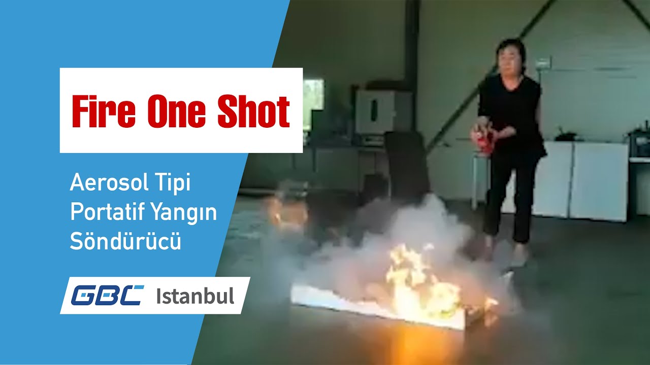 Fire One Shot | Aerosol Tipi Portatif Yangın Söndürücü - YouTube