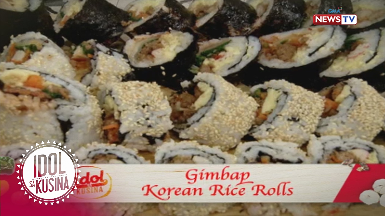 Idol sa Kusina: Gimbap Korean Rice Rolls - YouTube