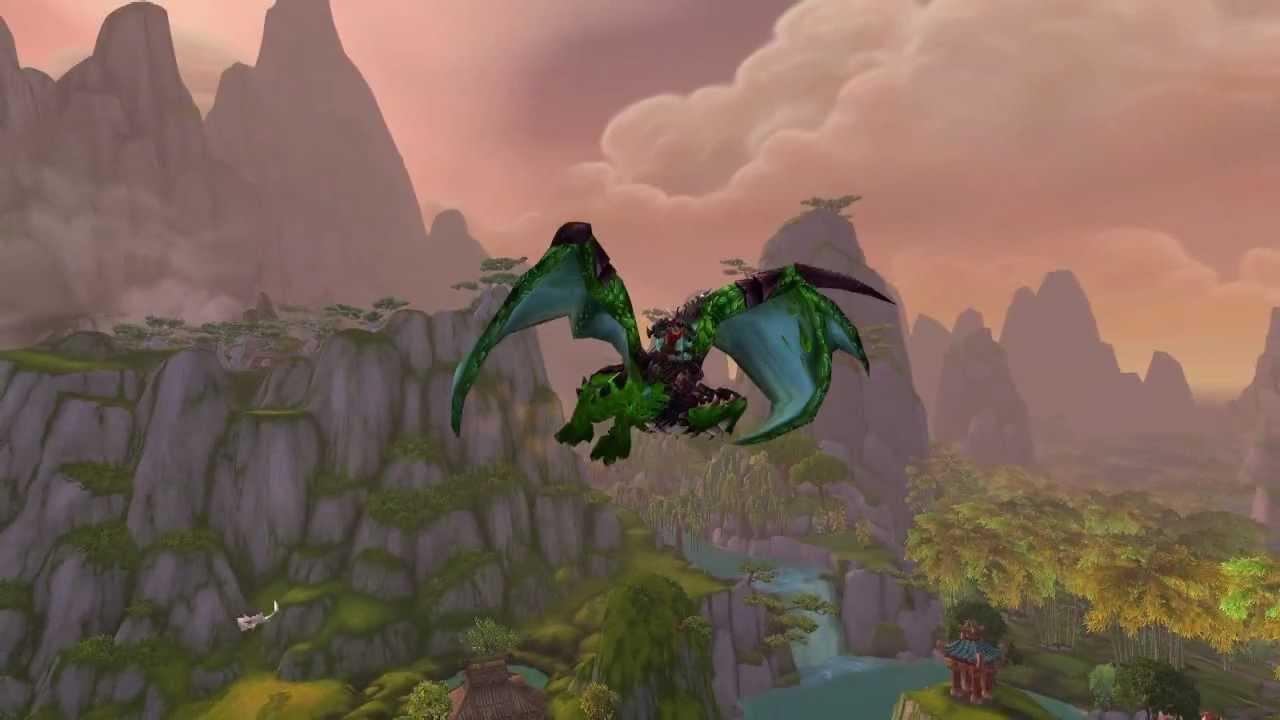 Green Proto-Drake Mount [World of Warcraft: MoP] - YouTube