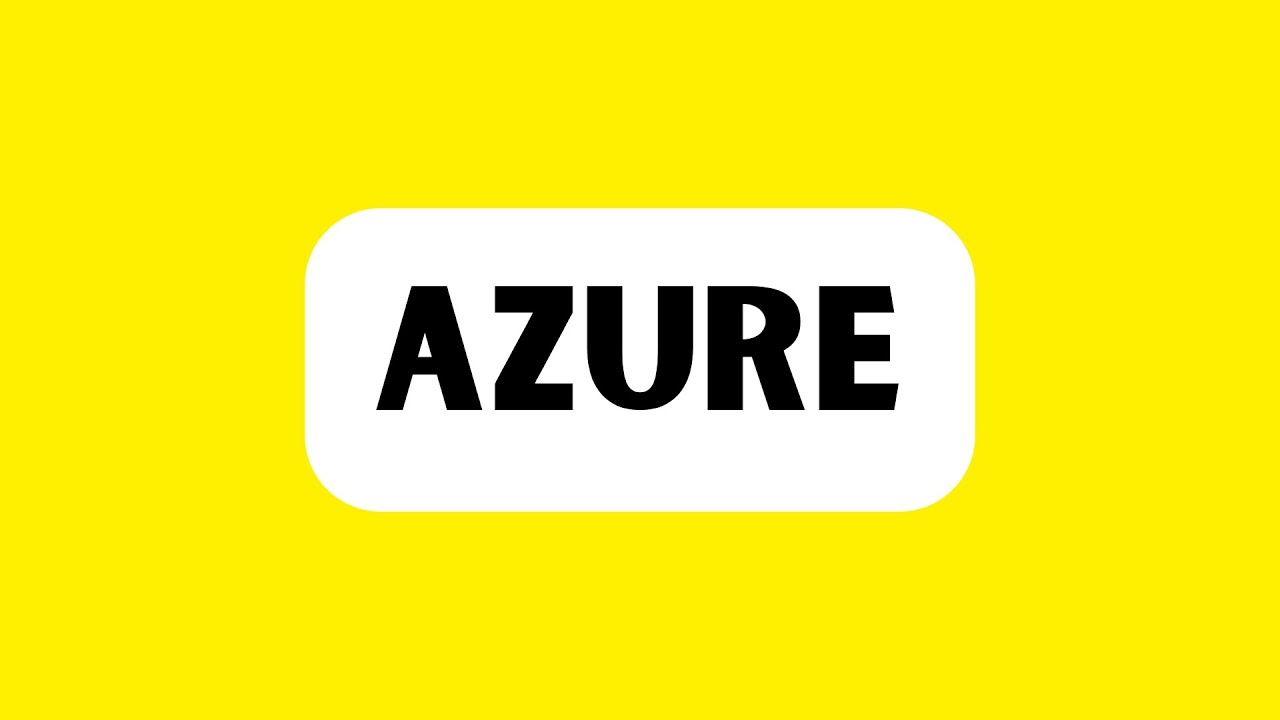 How to Pronounce Azure (Correctly) - YouTube