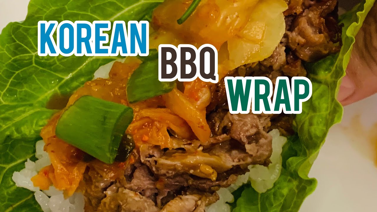 Making Korean BBQ Wrap A t Home!!/ So Good! - YouTube