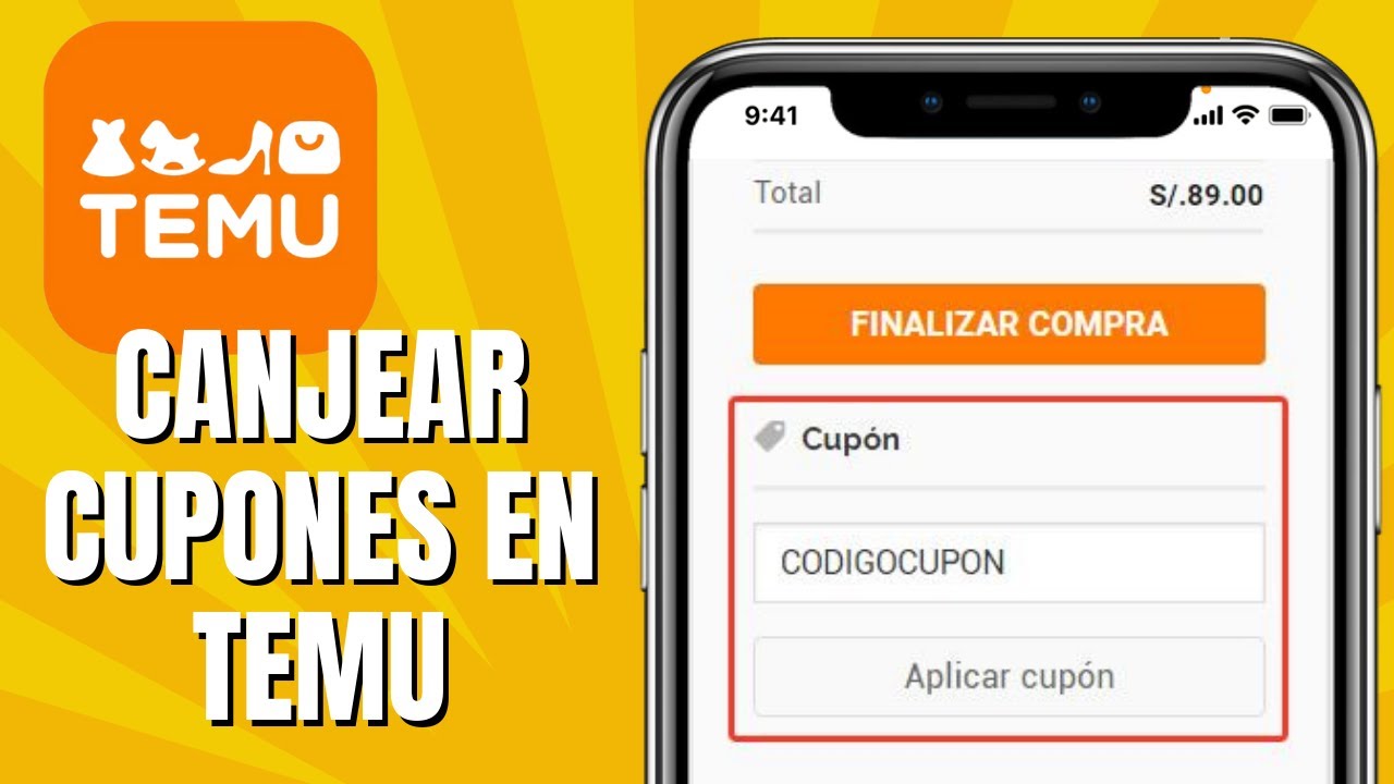 Cómo CANJEAR Cupones En TEMU - YouTube
