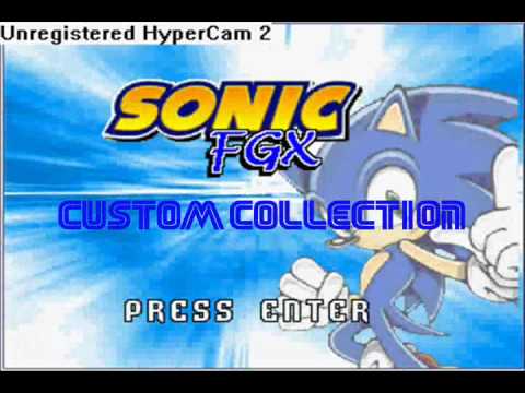 Sonic FGX Custom Collection Intro + Customization Help - YouTube
