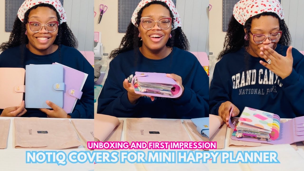NOTIQ Unboxing | Mini Happy Planner Covers | First Impression | Review ...