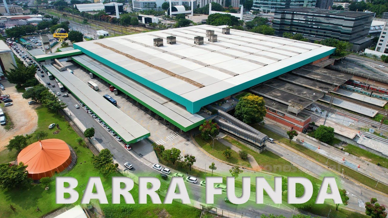 OBRAS TERMINAL METRÔ BARRA FUNDA NOS PREPARATIVOS PARA O TREM ...