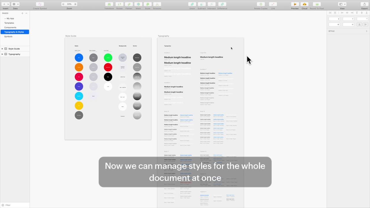 Platforma iOS Wireframes: Sketch Workflow Overview - YouTube