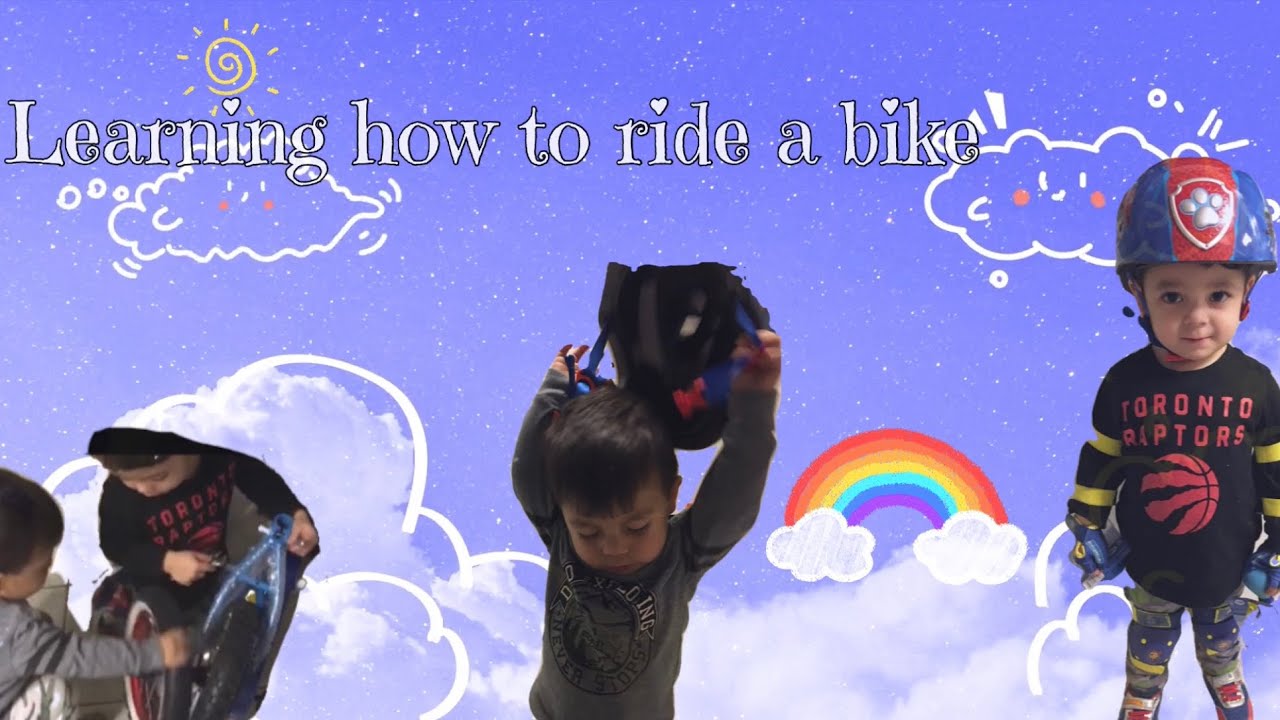 Biggie and Butterball Learning how to ride a bike | kids fun Video ...