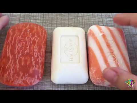 ASMR | 3 Soo Old, Hard, Dry Soaps 👊 / Cutting - Çok Kurumuş Eski Sabunları Kesme