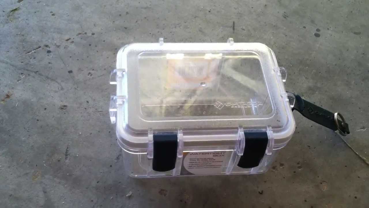 Water Proof Dry Box Outdoor Products Review - YouTube