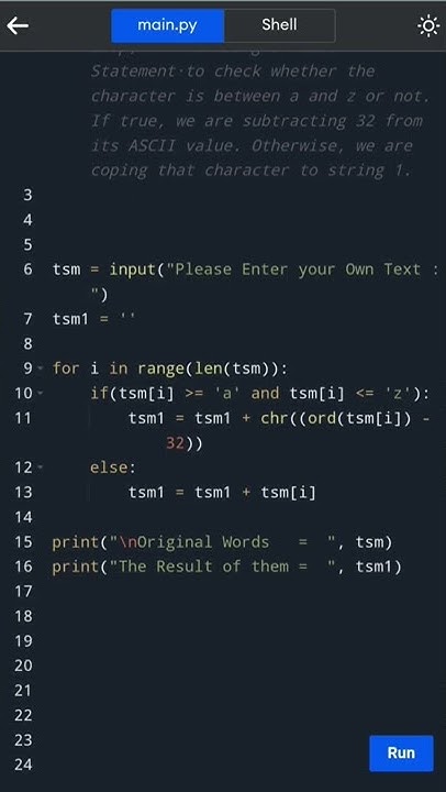 #python 191.Convert String to Uppercase using For Loop | #shorts # ...