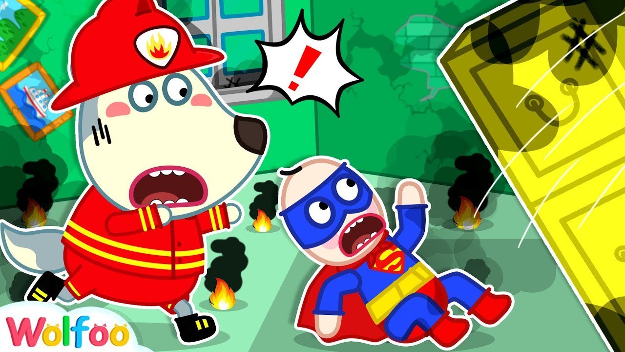 Wolfoo Is A Super Fire Fighter. Wolfoo Is Rescuing People - YouTube