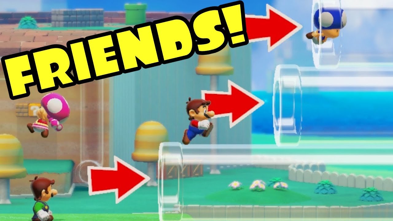 Super Mario Maker 2 Multiplayer Co-Op with Friends - YouTube