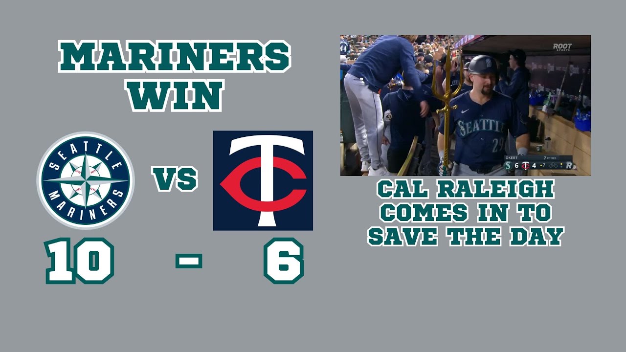 Mariners Game Recap - Cal Raleigh Hits a Grand Slam to Help the ...