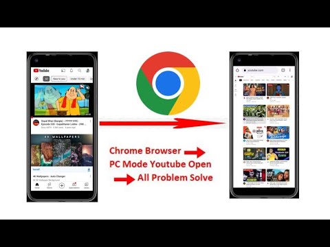 How to open Youtube on chrome browser in Mobile desktop mode - YouTube