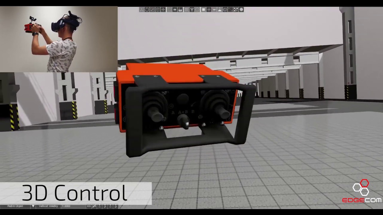 EdgeCom - Virtual Bridge Crane control - YouTube