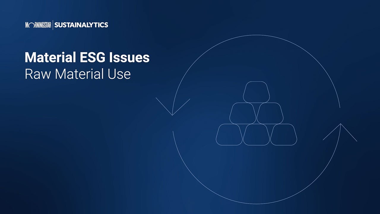 Material ESG Issues: Raw Material Use - YouTube