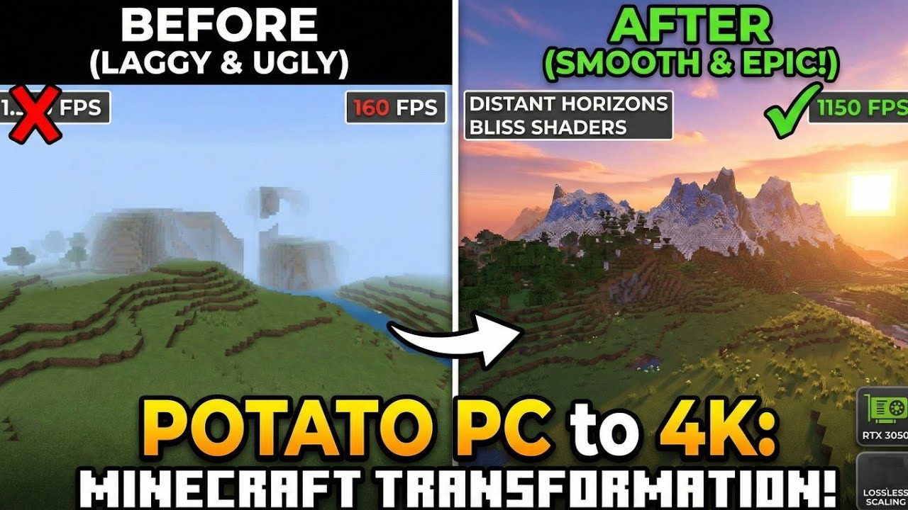 Lossless Scaling Distant Horizon + Shaders Bliss || RTX3050 4GB card ...