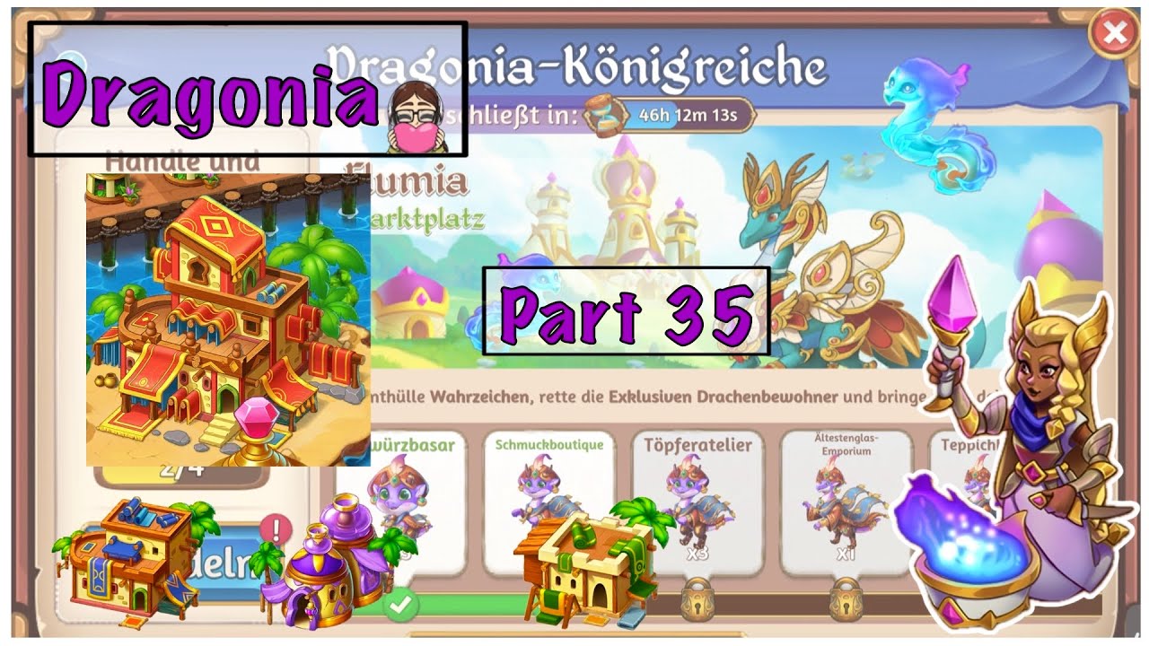 Merge Dragons! - Dragonia Königreiche / Kingdoms - Part 35 - Gameplay - Teppichhimmel entdeckt ...