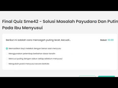 Jawaban Sme42 - Solusi Masalah Payudara Dan Puting Lecet Pada Ibu Menyusui