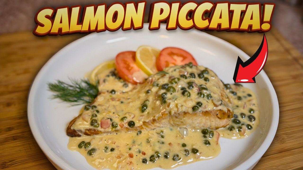 Easy Salmon Piccata Recipe with Lemon Caper Sauce - YouTube