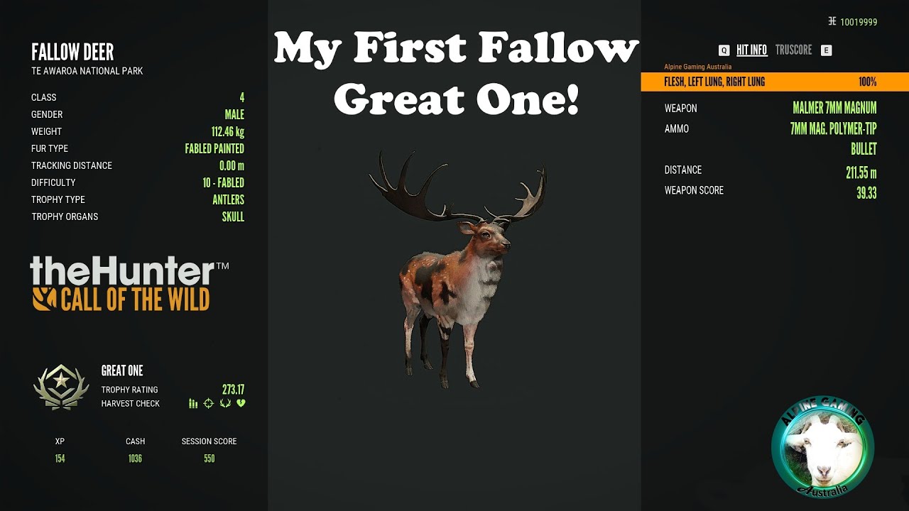 My First Fallow Great One in theHunter: Call of the Wild! - YouTube