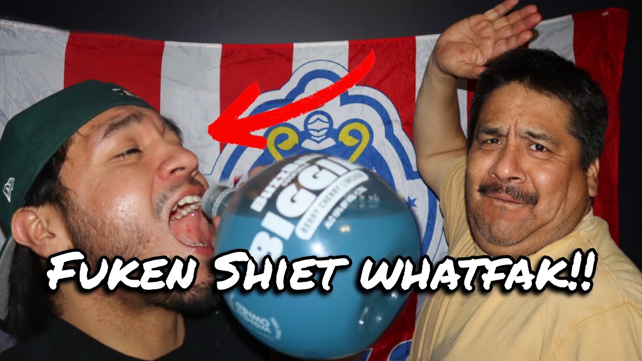 I PRANKED MY MEXICAN DAD BY CHUGING THE BLUE BUZZ BALL *HE GOT PISSSED ...