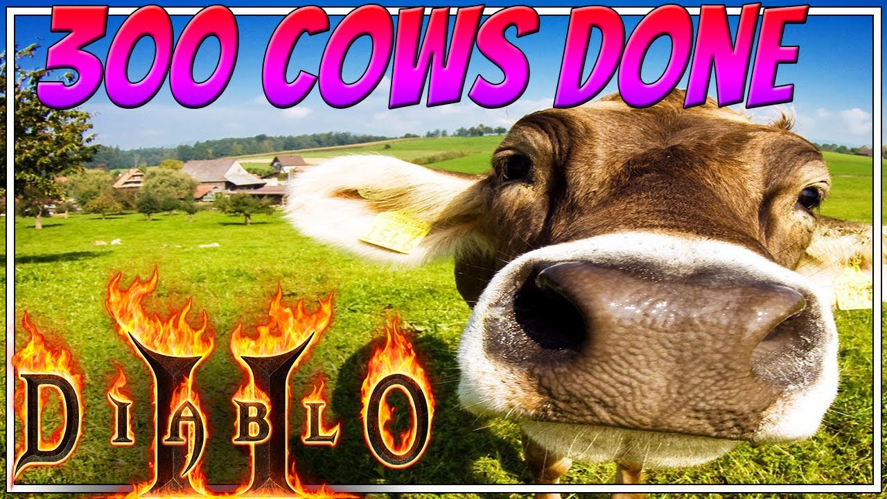 D2R 300 COW RUNS DONE UPDATE ROAD TO 1000 - YouTube