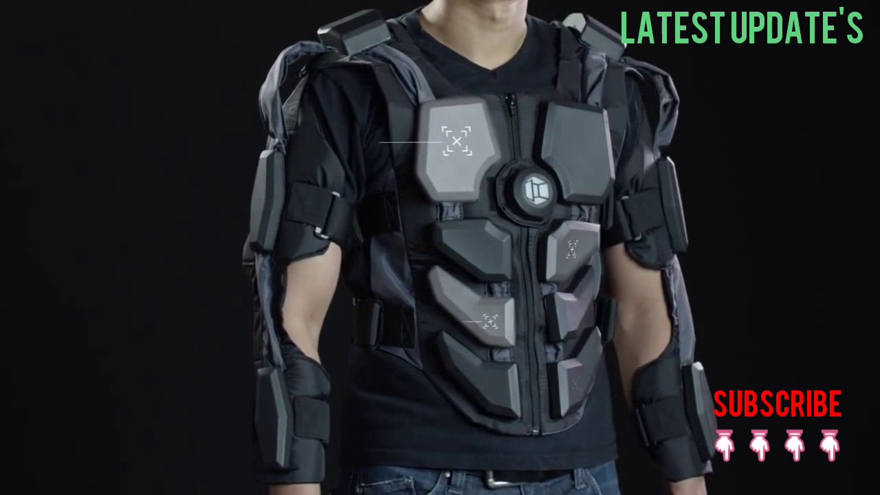 Hardlight VR Suit for VR Gaming "Don't play games. Feel it" - YouTube