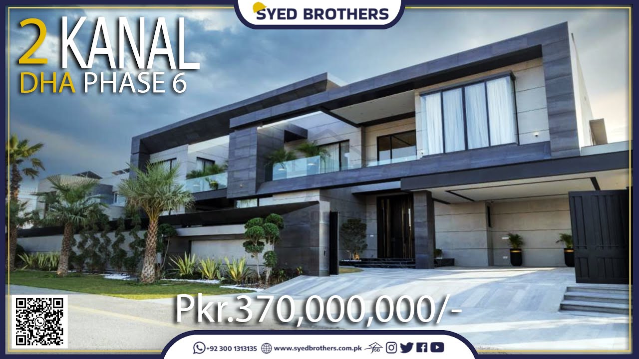 2 Kanal Fully Furnished Designer Modern Home in DHA Phase 6 Lahore for ...