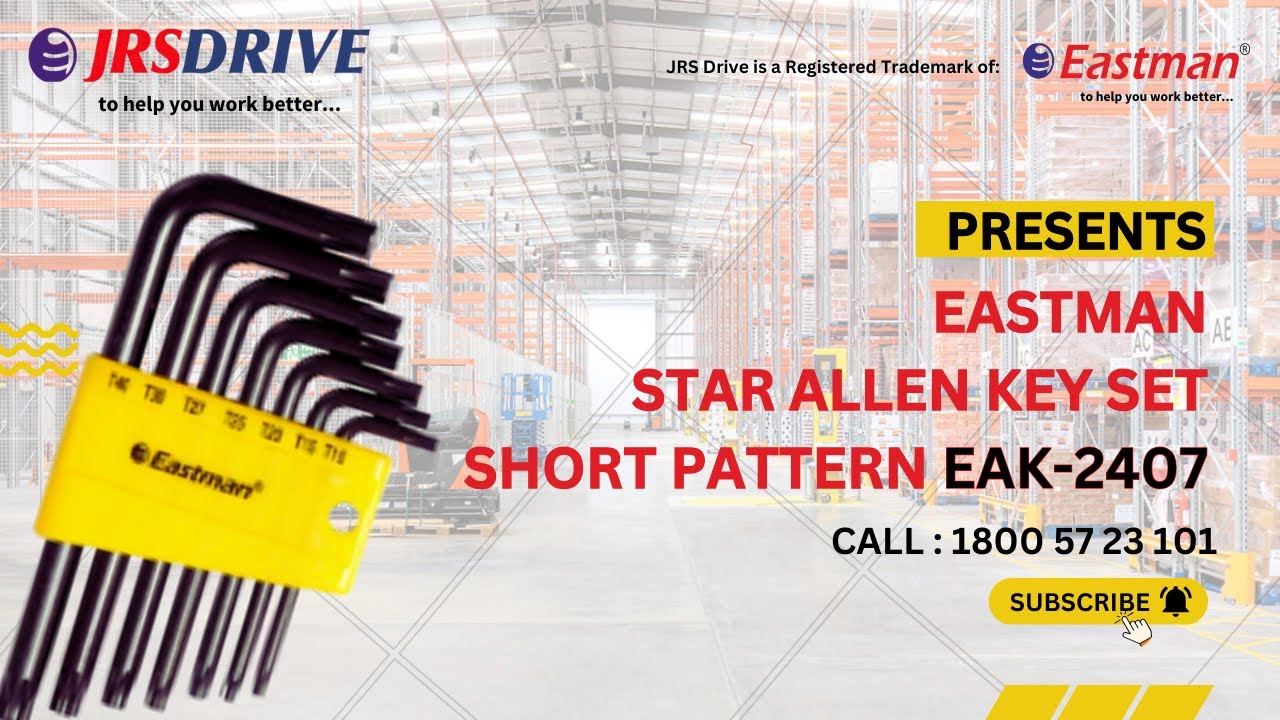 EAK - 2407, EASTMAN STAR ALLEN KEY SET || Short Pattern, Set Of 07 Pcs ...