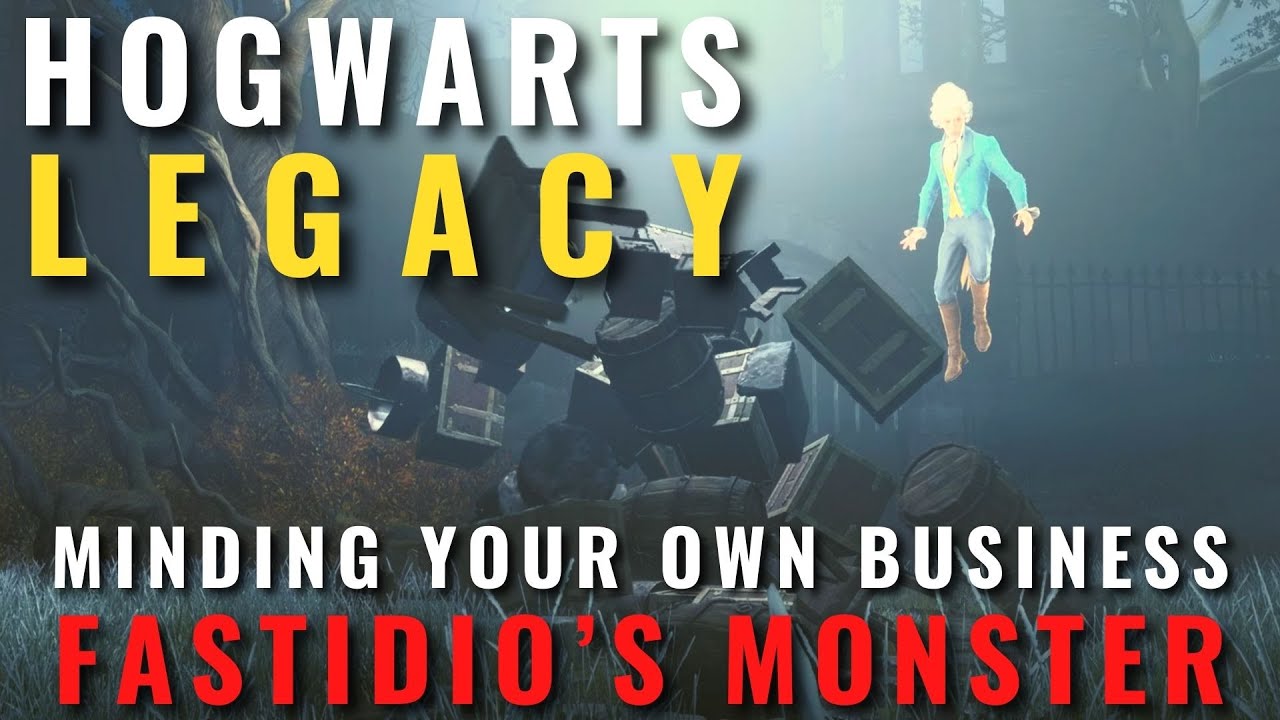Hogwarts Legacy - Fastidio’s Monster Boss Fight - YouTube