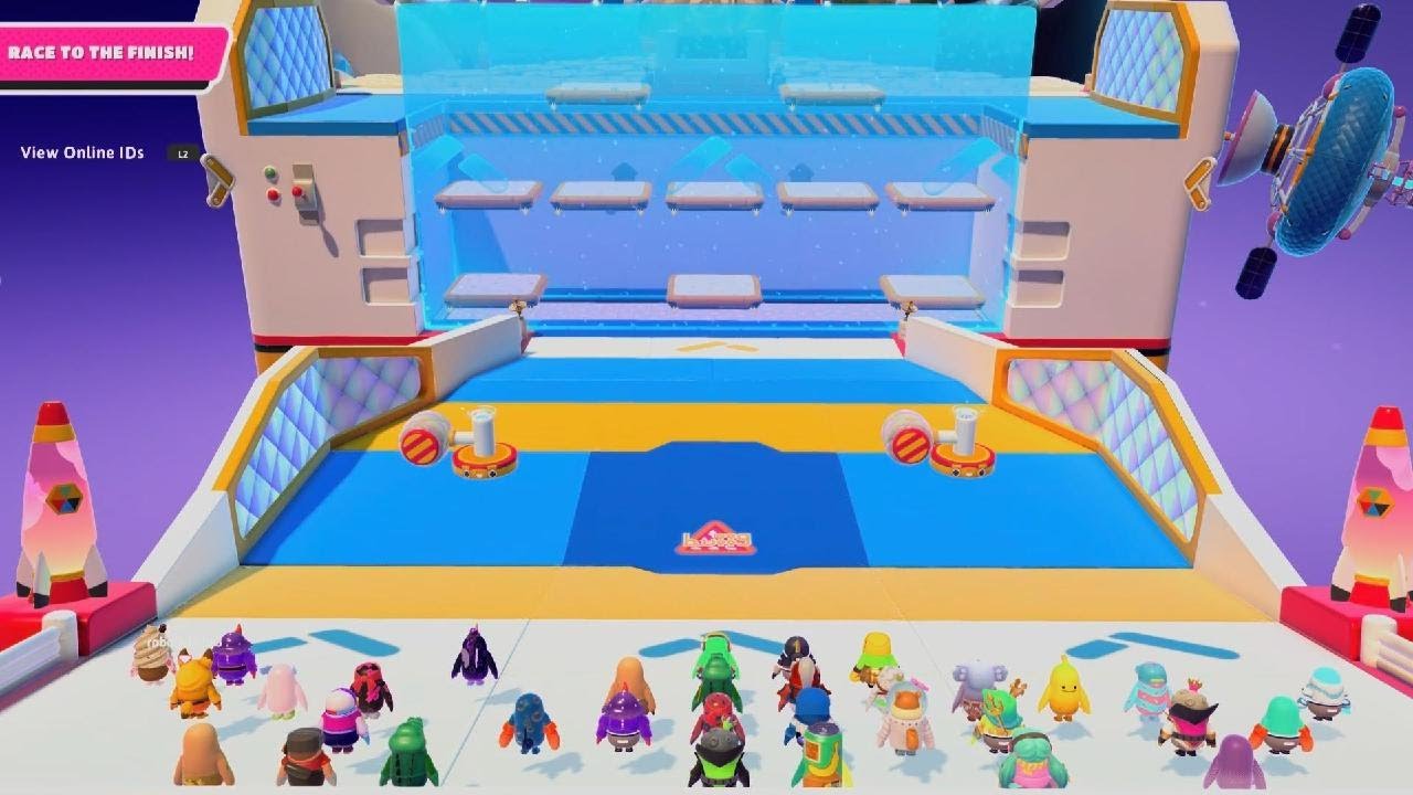 I got space race in Fall guys ss3! - YouTube