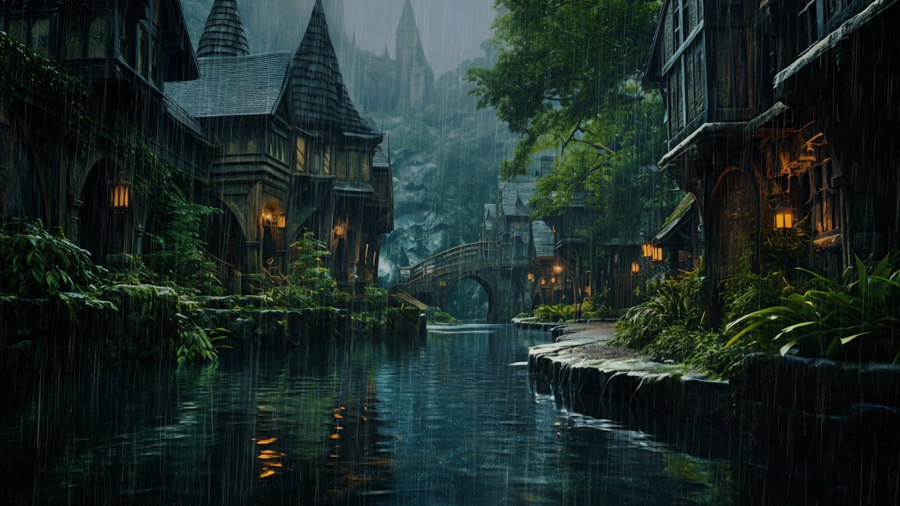 Beat Insomnia with Perfect Rain Sounds and Thunder in Medieval Castle ...