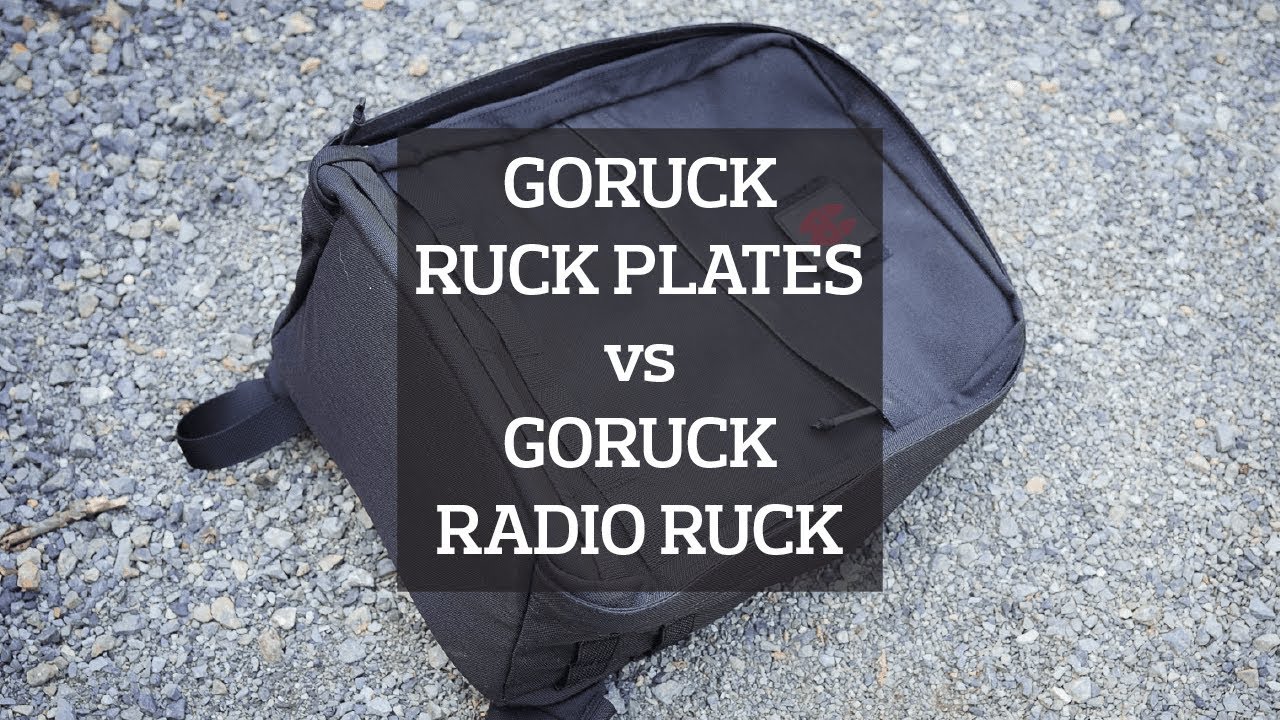 GORUCK Ruck Plates vs GORUCK Radio Ruck 2018 (Does It Fit) - YouTube