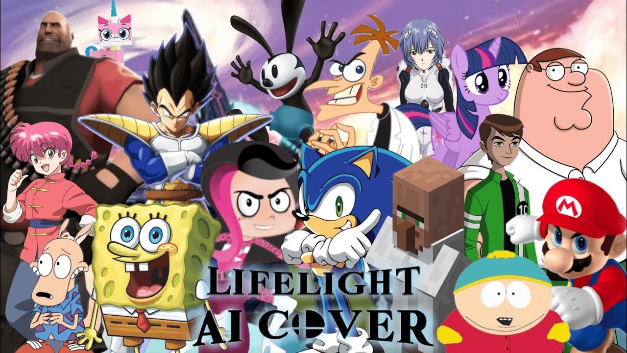 (RVC) Various Characters sing Lifelight (Super Smash Bros. Ultimate ...