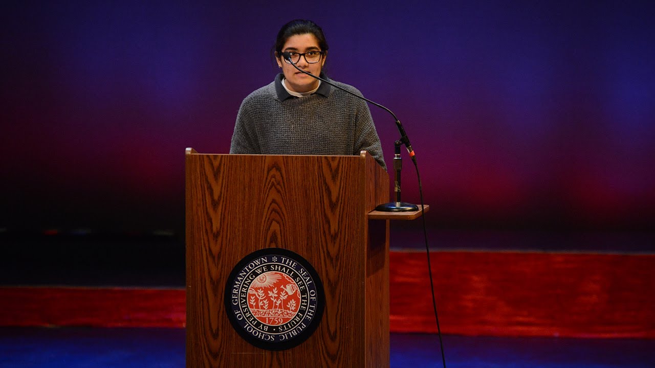 Student Voices Assembly: Sabreen Mohammed '20 - YouTube