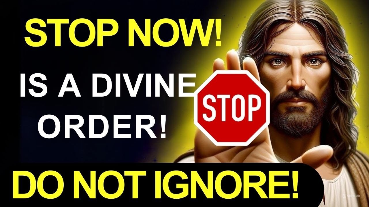 🔴STOP IMMEDIATELY! THIS IS A DIVINE ORDER.🙏🏽 DO NOT IGNORE!! Message ...