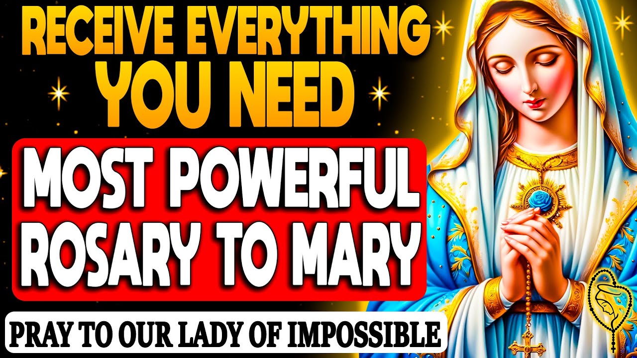THE MOST POWERFUL PRAYER TO THE VIRGIN MARY | LISTEN AND SEE WHAT ...